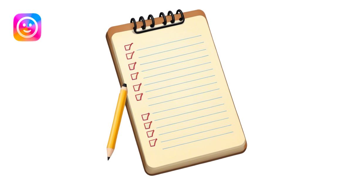 To-do list emoji | AI Emoji Generator