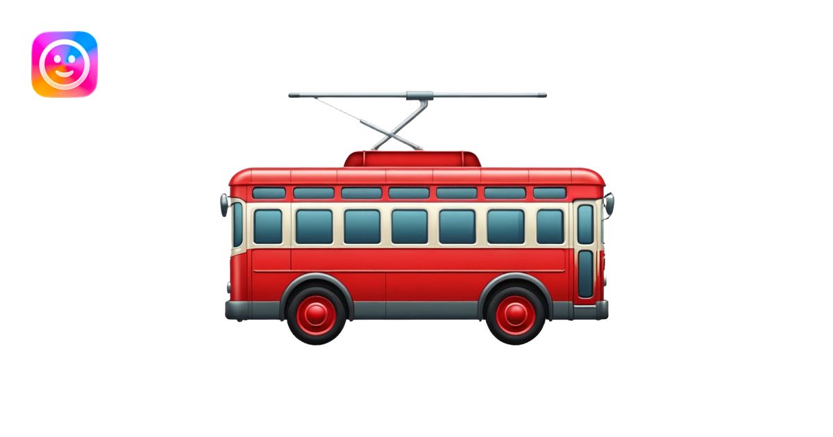 trolleybus emoji | AI Emoji Generator