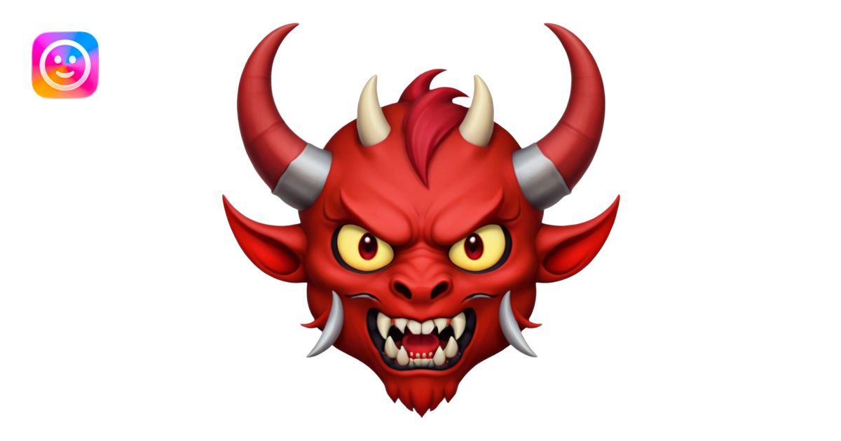 demon emoji | AI Emoji Generator