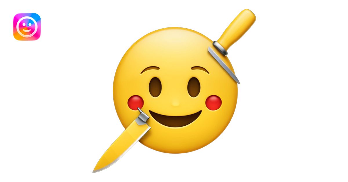 Emoji mit Messer emoji | AI Emoji Generator
