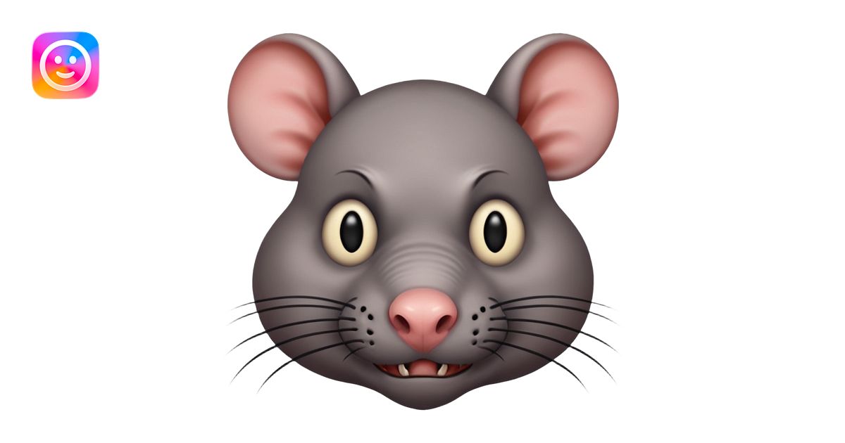 tattooed-scary-looking-rat-with-heavy-face-tattoes emoji | AI Emoji ...