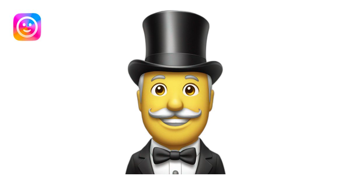 Monopoly man emoji | AI Emoji Generator