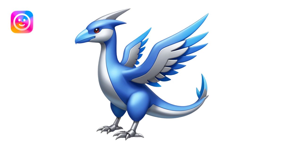 Skarmory-Latios-fusion emoji | AI Emoji Generator