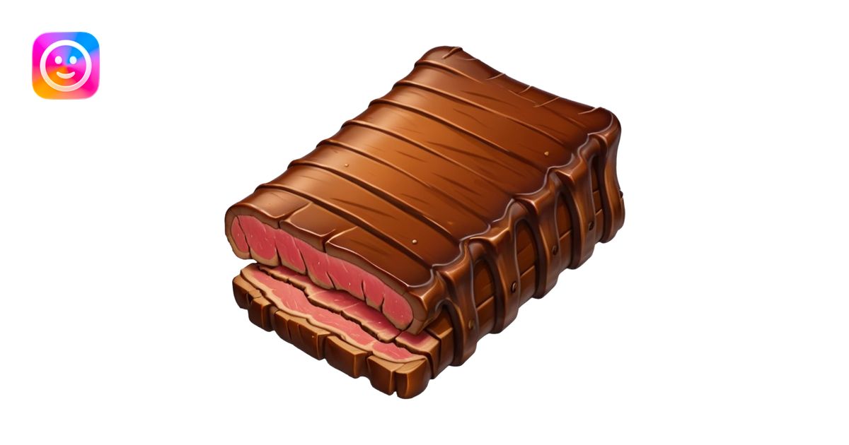 a single smoked beef rib smaller emoji | AI Emoji Generator