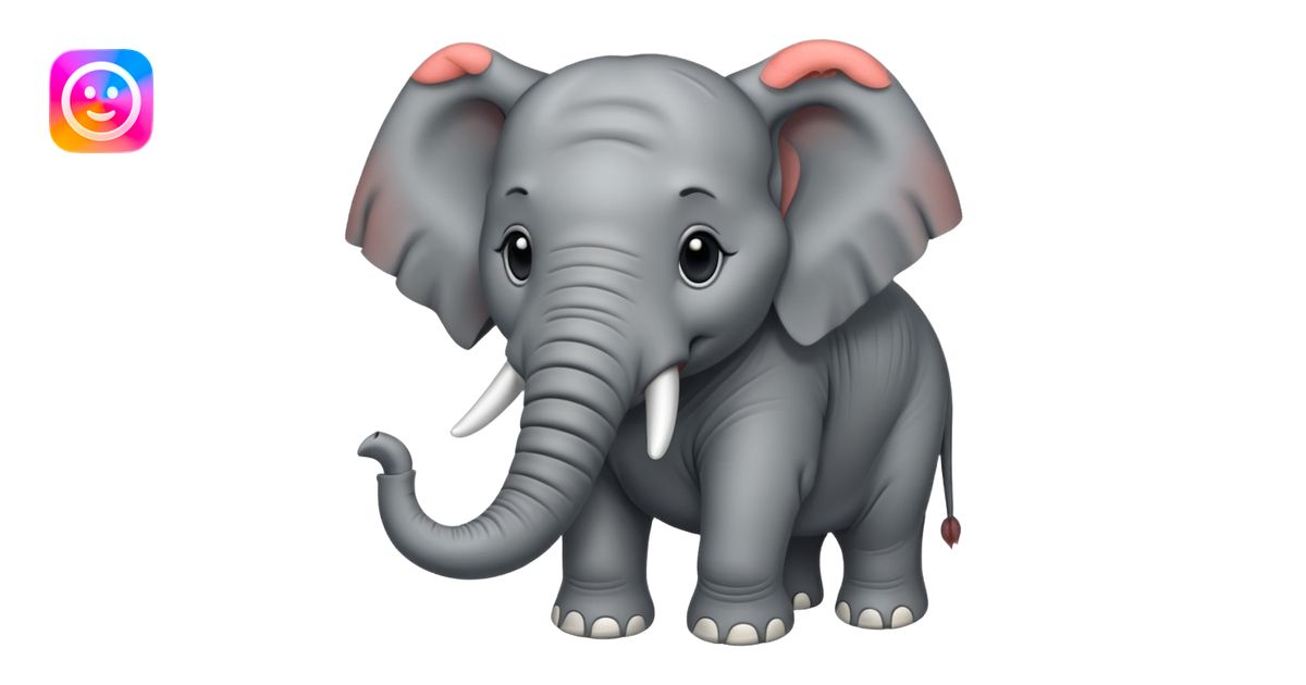 elephant emoji | AI Emoji Generator