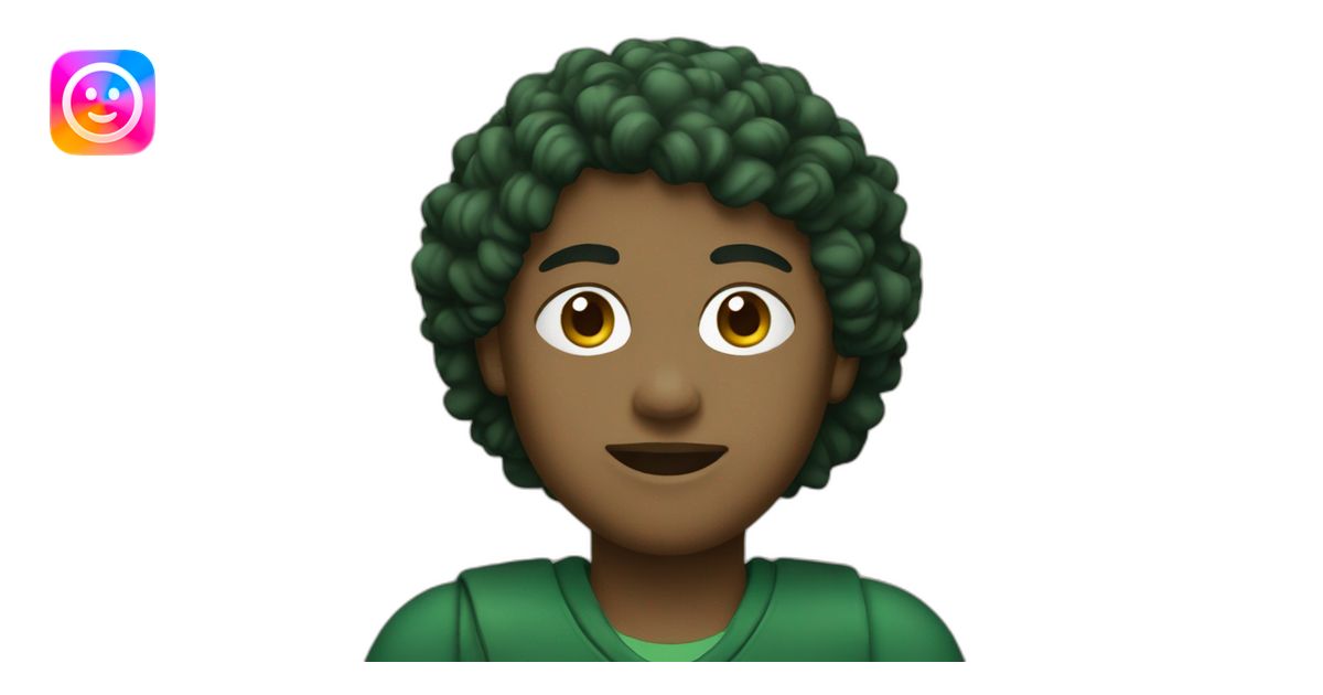 A rookie with forest-green clothes emoji | AI Emoji Generator