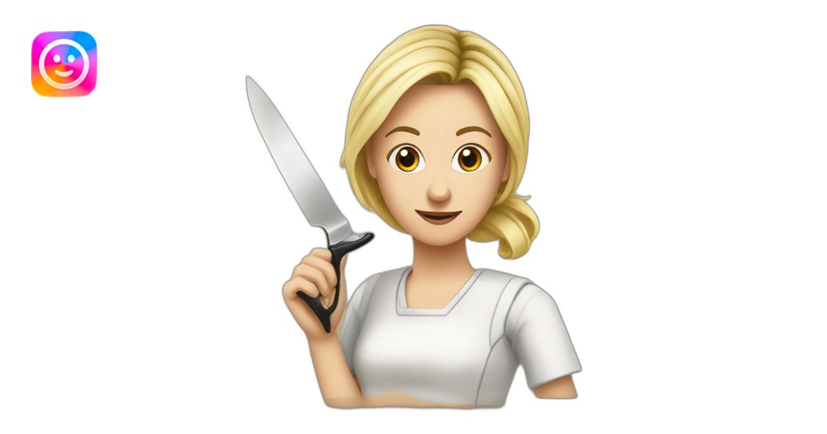 cuoco con un coltello emoji | AI Emoji Generator