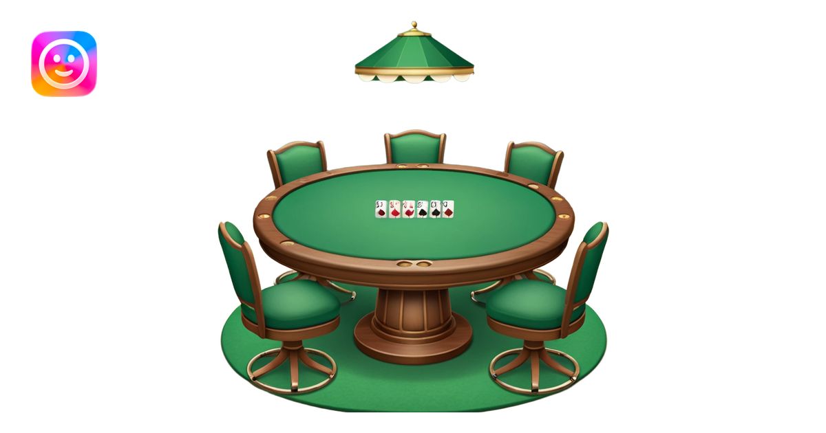 poker table emoji | AI Emoji Generator