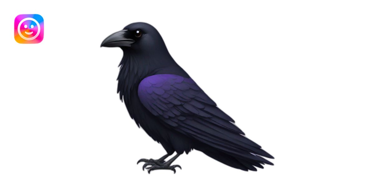raven emoji | AI Emoji Generator