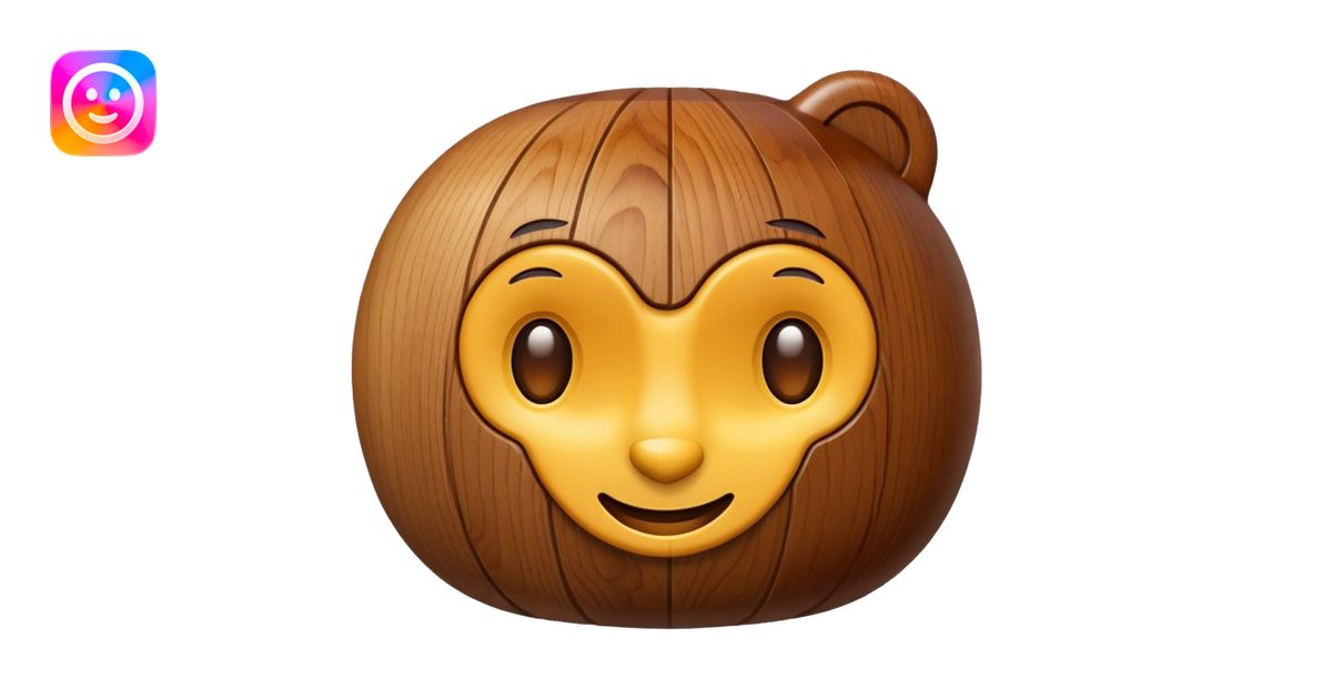 wooden toy emoji | AI Emoji Generator