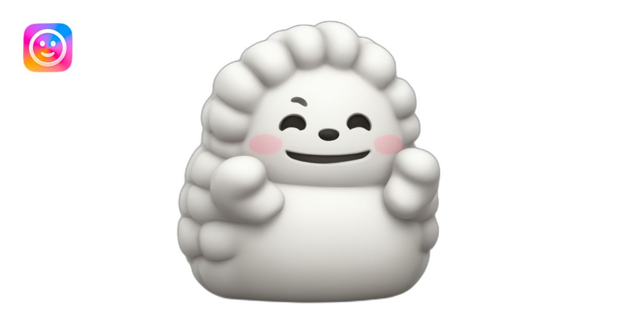 happy bibendum michelin emoji | AI Emoji Generator