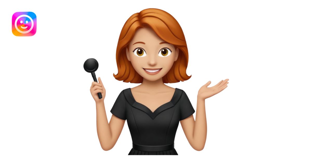 Ginger haired female conductor emoji emoji | AI Emoji Generator