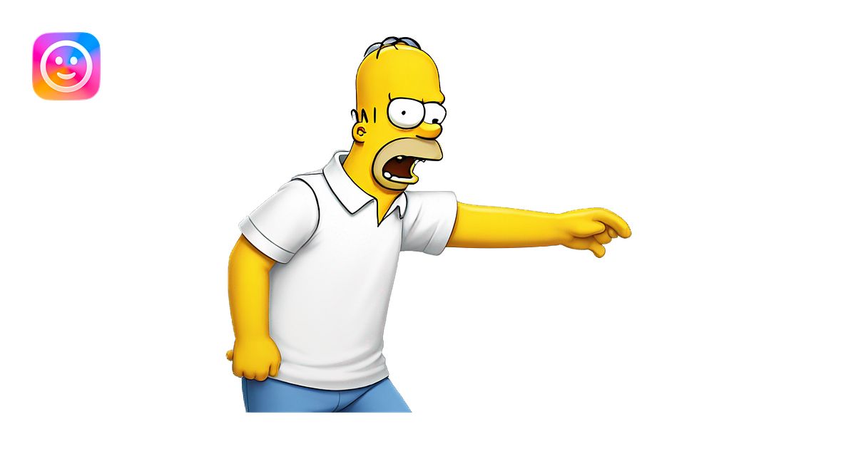 homer simpson screaming emoji | AI Emoji Generator
