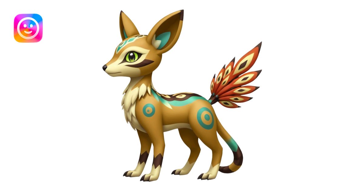 Tribal Colorful Exotic Fionbri-Kalon-Falvie-Vernid-Meloetta-Pokémon ...