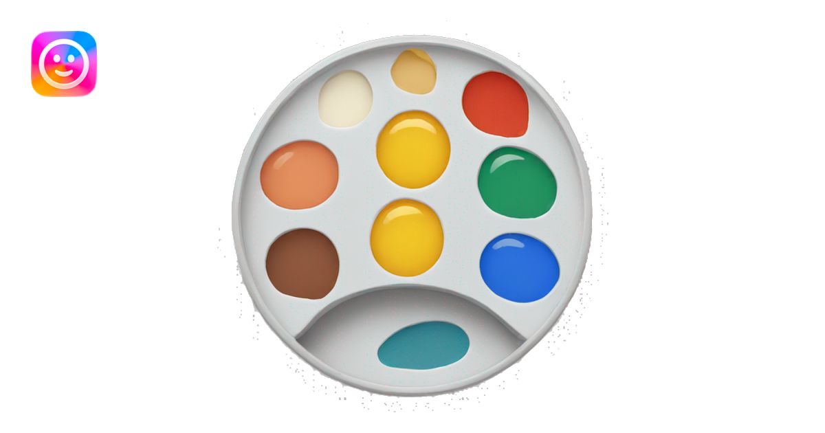 paint palette emoji | AI Emoji Generator