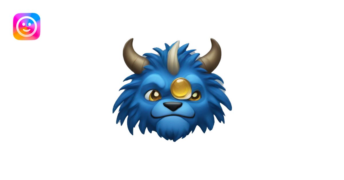 blue beast emoji | AI Emoji Generator