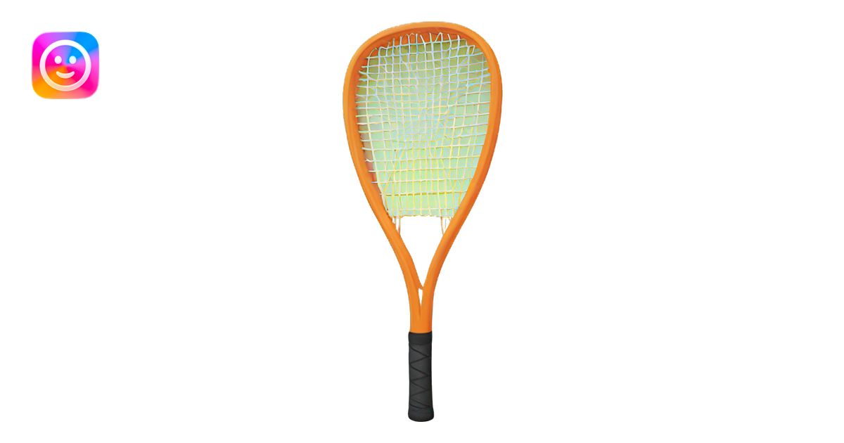 Squash racket emoji | AI Emoji Generator