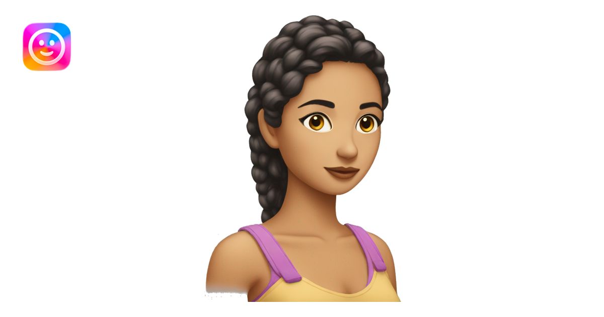 Morena pelo riso emoji | AI Emoji Generator