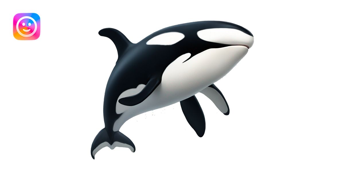Orca emoji | AI Emoji Generator
