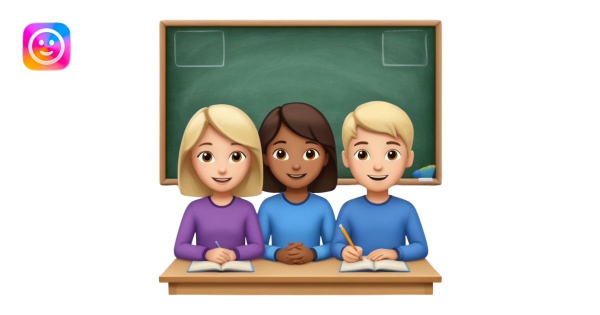 a group of students of both genders (boy and girl) talking to each ...