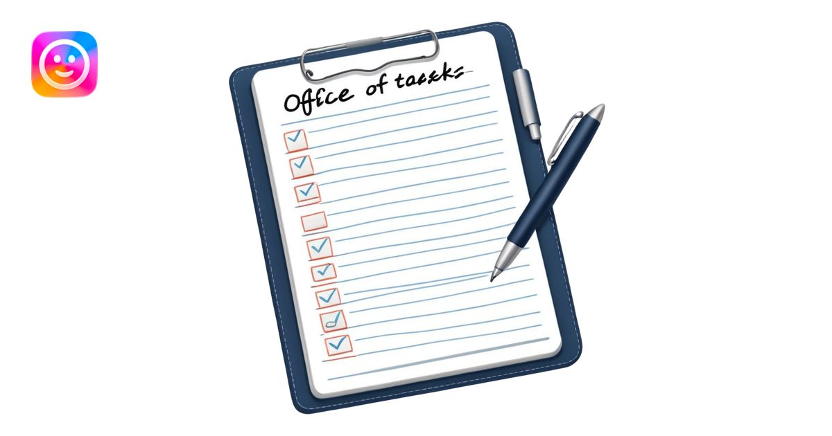 List of office tasks emoji | AI Emoji Generator
