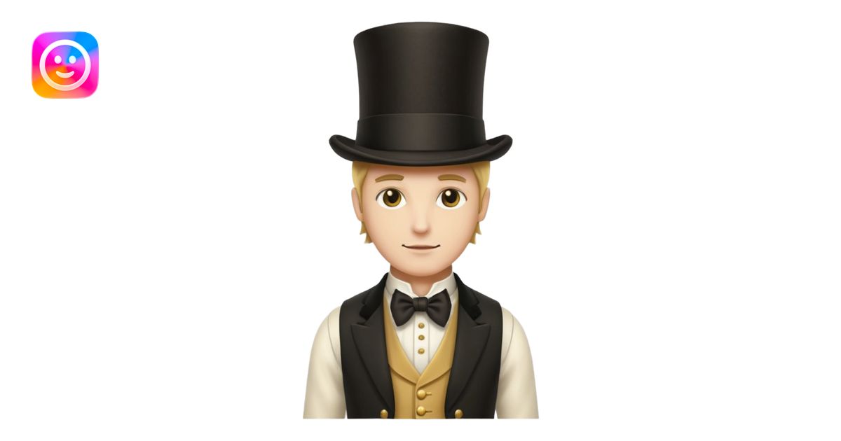 Dandy emoji | AI Emoji Generator