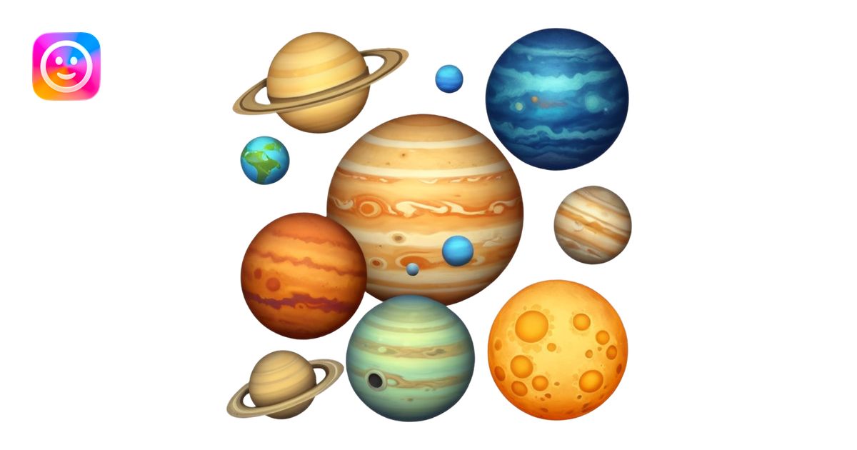 planets emoji | AI Emoji Generator