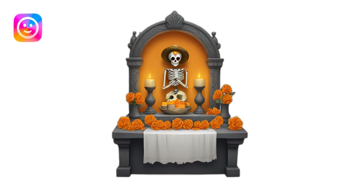 altar de muertos pan emoji | AI Emoji Generator