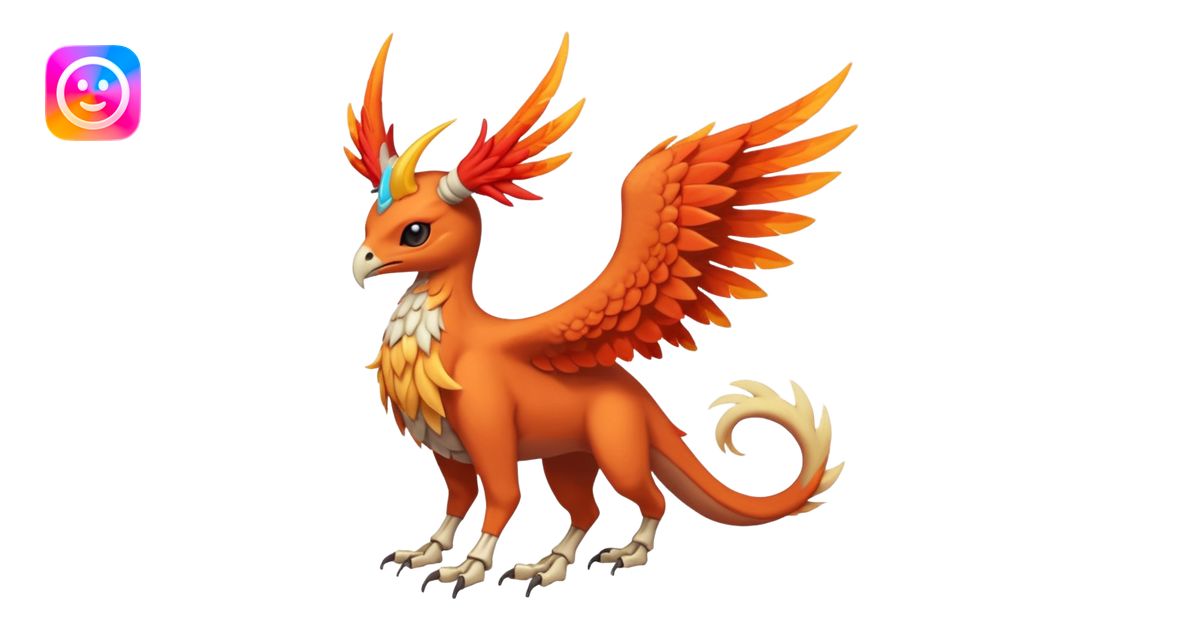 Skeletal feathery fiery winged horned Amaura-Aurorus-Pokémon-Fakémon ...