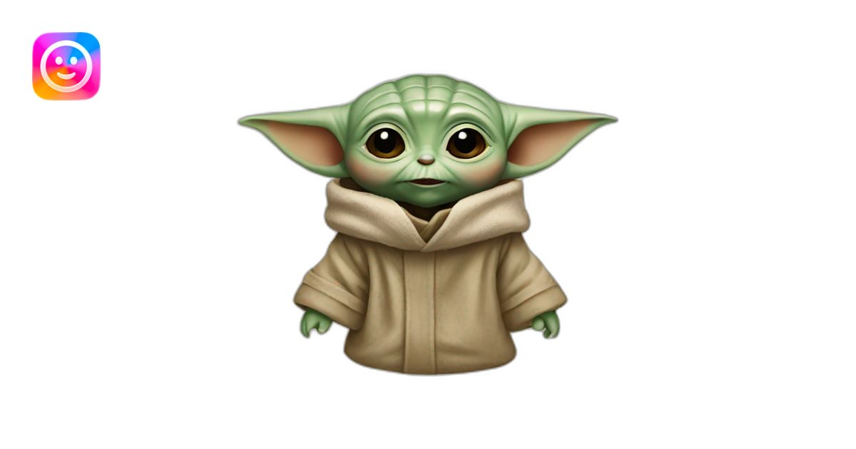 baby yoda face emoji | AI Emoji Generator