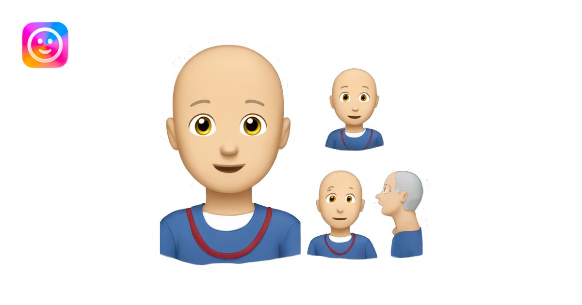 caillou from goanimate emoji | AI Emoji Generator