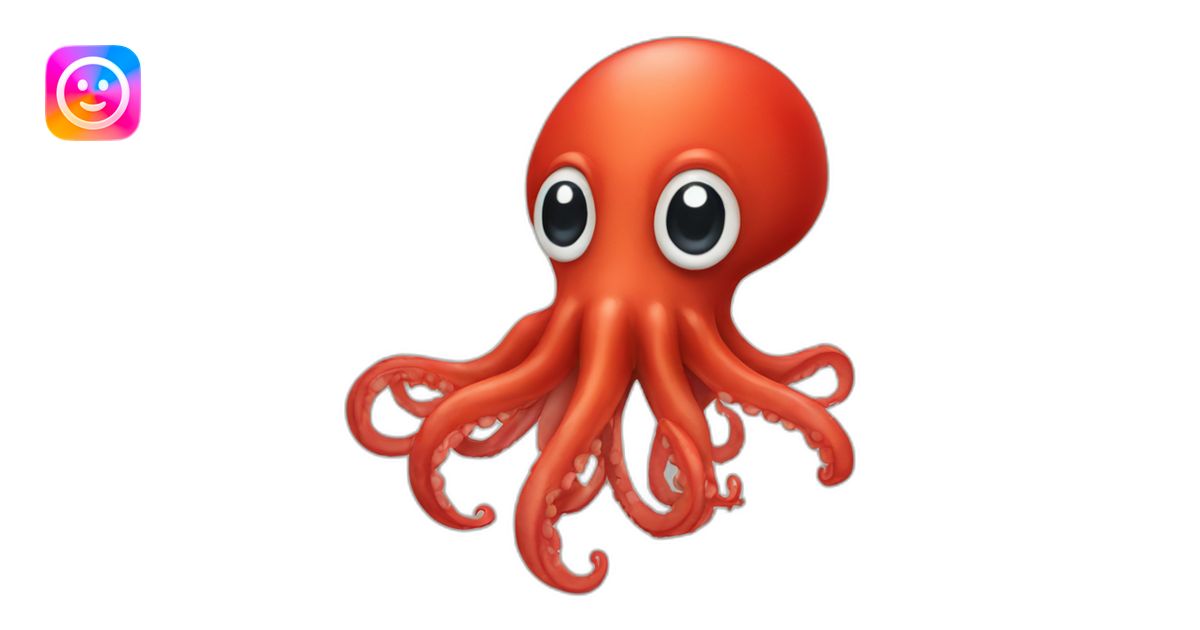red squid emoji | AI Emoji Generator