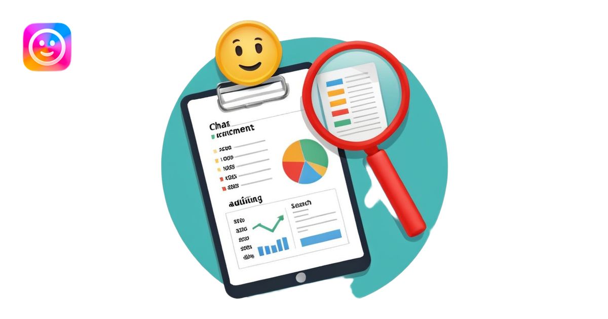 Checking and auditing estimate documents with search icon and ...
