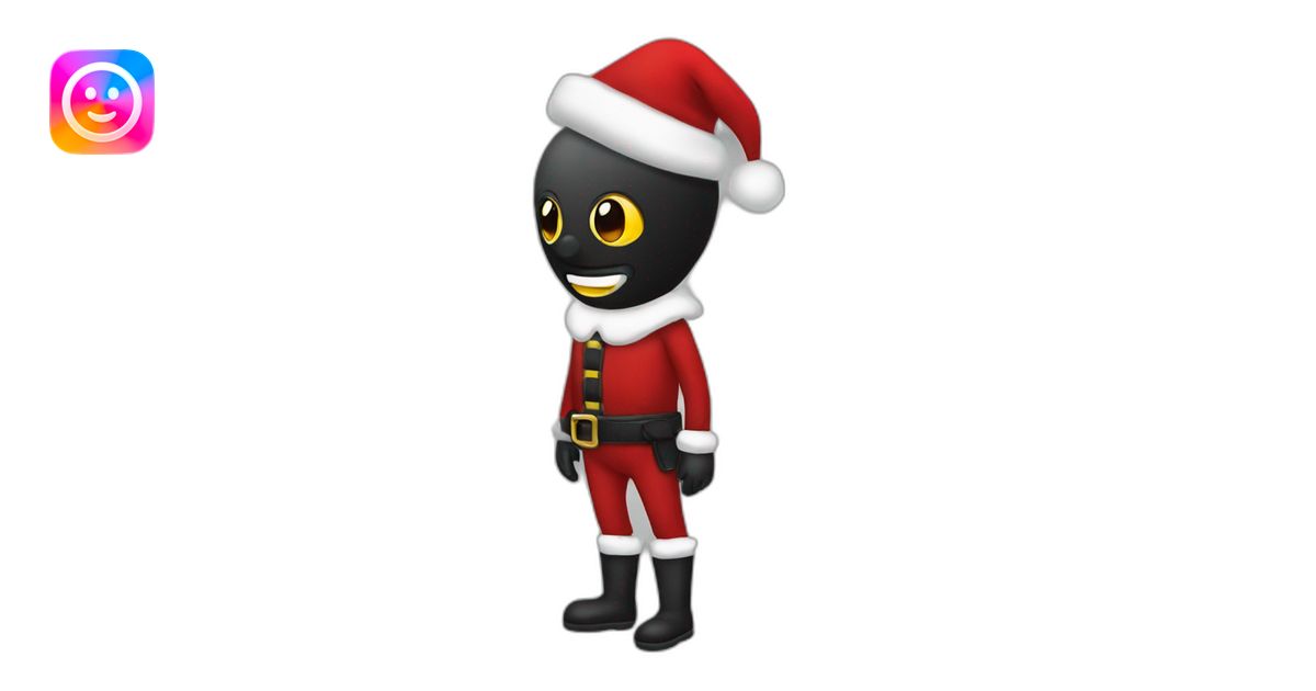 gimp-santa emoji | AI Emoji Generator