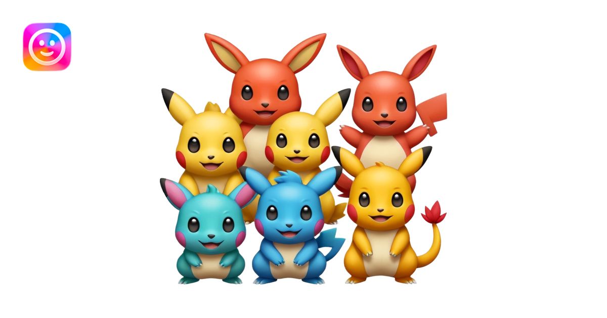 pokemons emoji | AI Emoji Generator