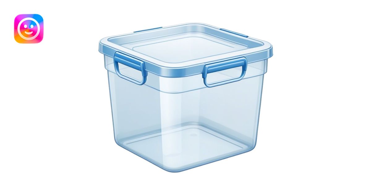 plastic container emoji | AI Emoji Generator