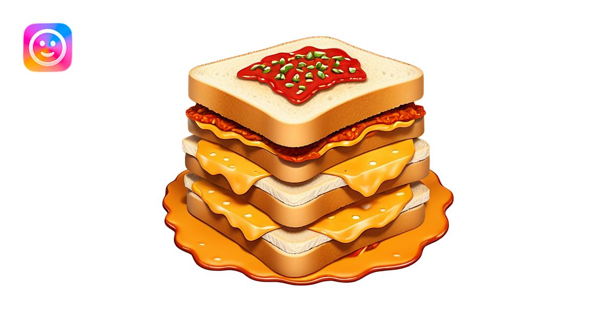 extra spicy sucuk sandwich object icon, crispy toasted bread, lots of ...