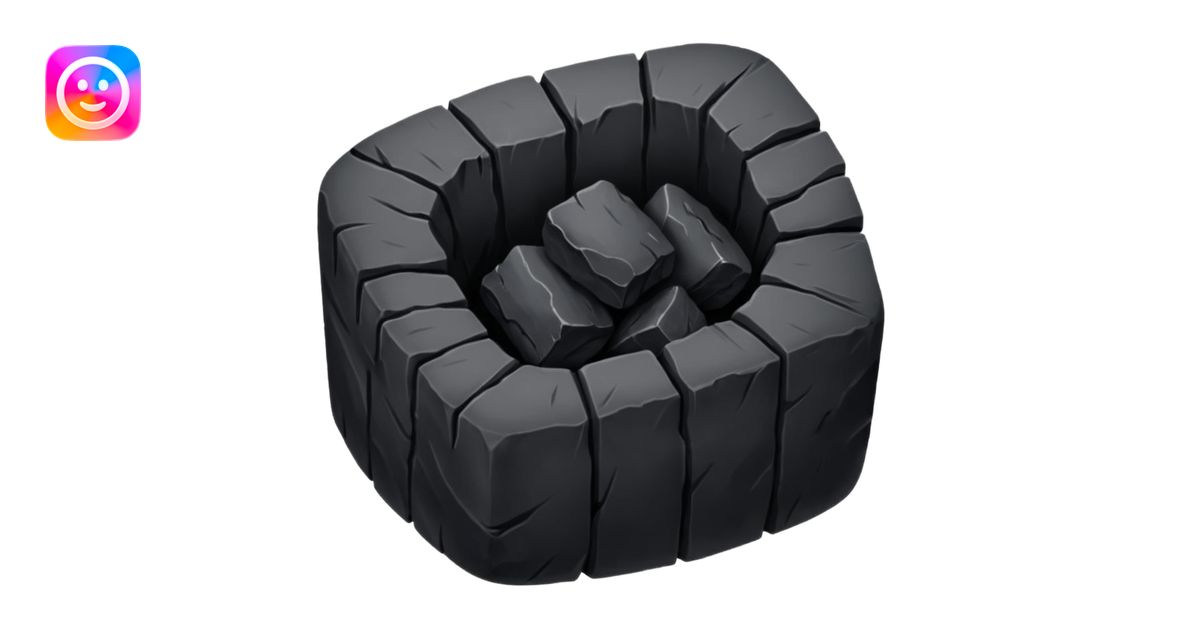 Coal emoji | AI Emoji Generator
