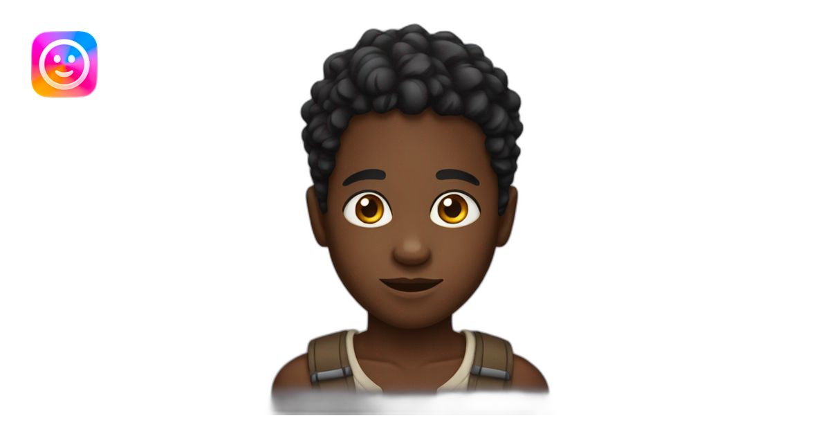 African boy emoji | AI Emoji Generator
