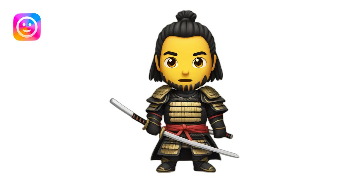 samurai emoji | AI Emoji Generator