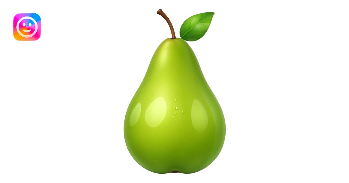 Heulende birne emoji | AI Emoji Generator