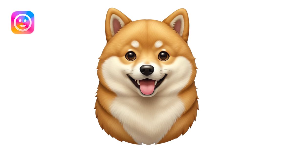Funny dog like DOGE (cryptomoney) - Looks surprised emoji | AI Emoji ...