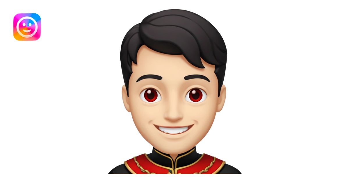 Alastor from has bazbin hotel emoji | AI Emoji Generator