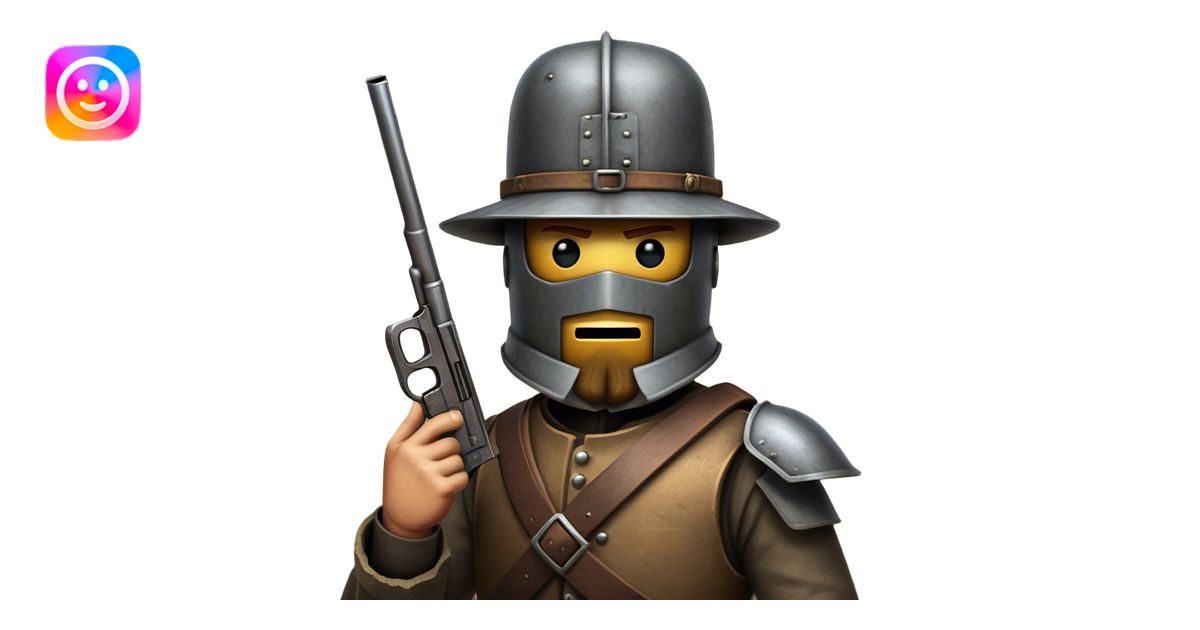 Cinematic Realistic Ned Kelly Portrait Emoji, depicted as the legendary ...