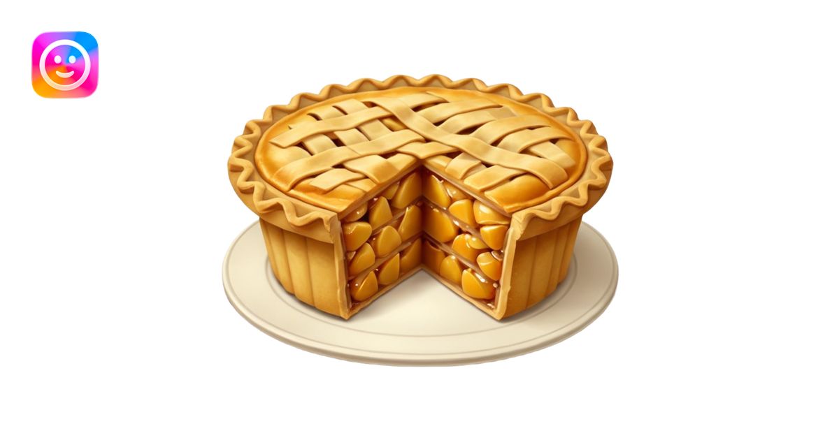 Apple Pie emoji | AI Emoji Generator