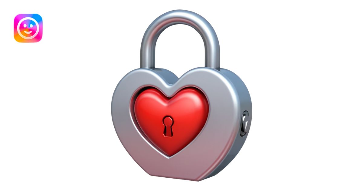 heart is in an open lock emoji | AI Emoji Generator