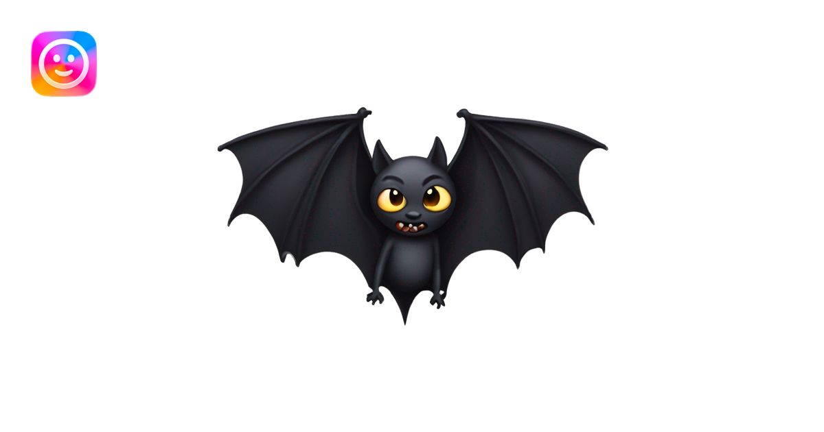 goth bat emoji | AI Emoji Generator