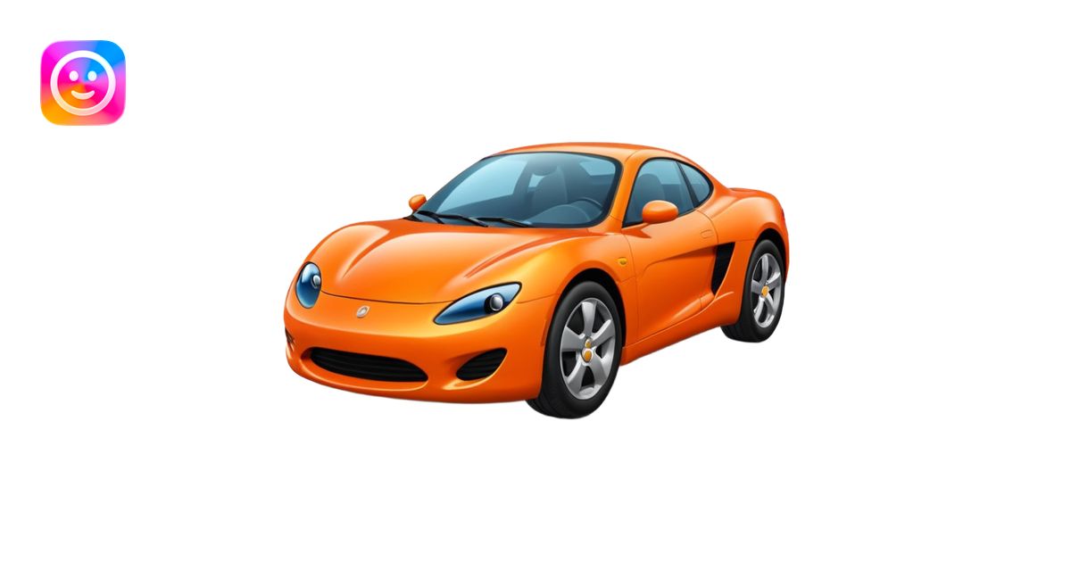 orange car emoji | AI Emoji Generator