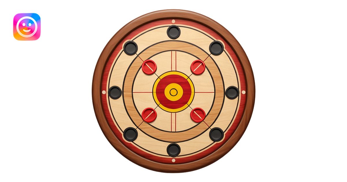 Carrom board emoji | AI Emoji Generator