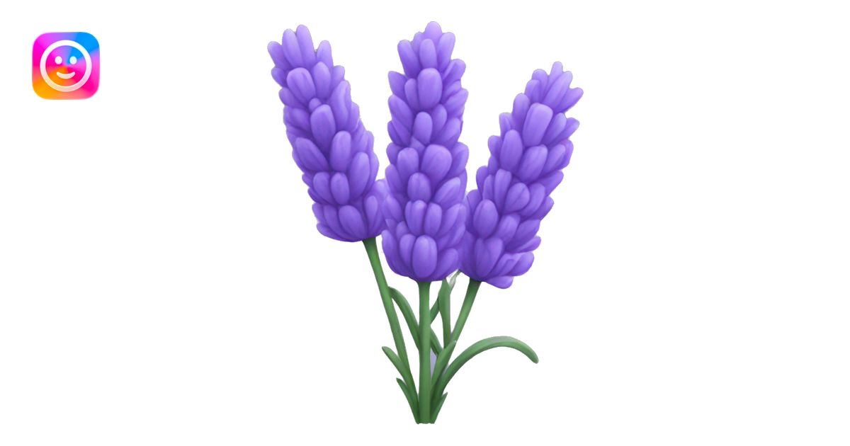 Lavender emoji | AI Emoji Generator